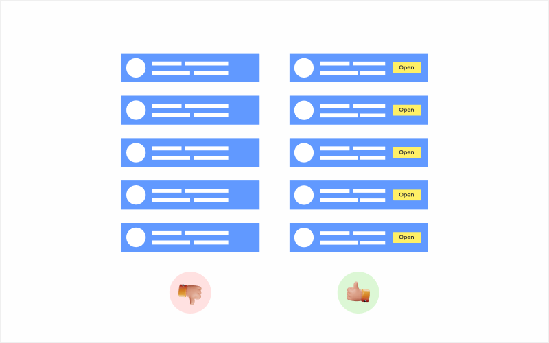 How To Make Cards Look Clickable In UI Design MrSid